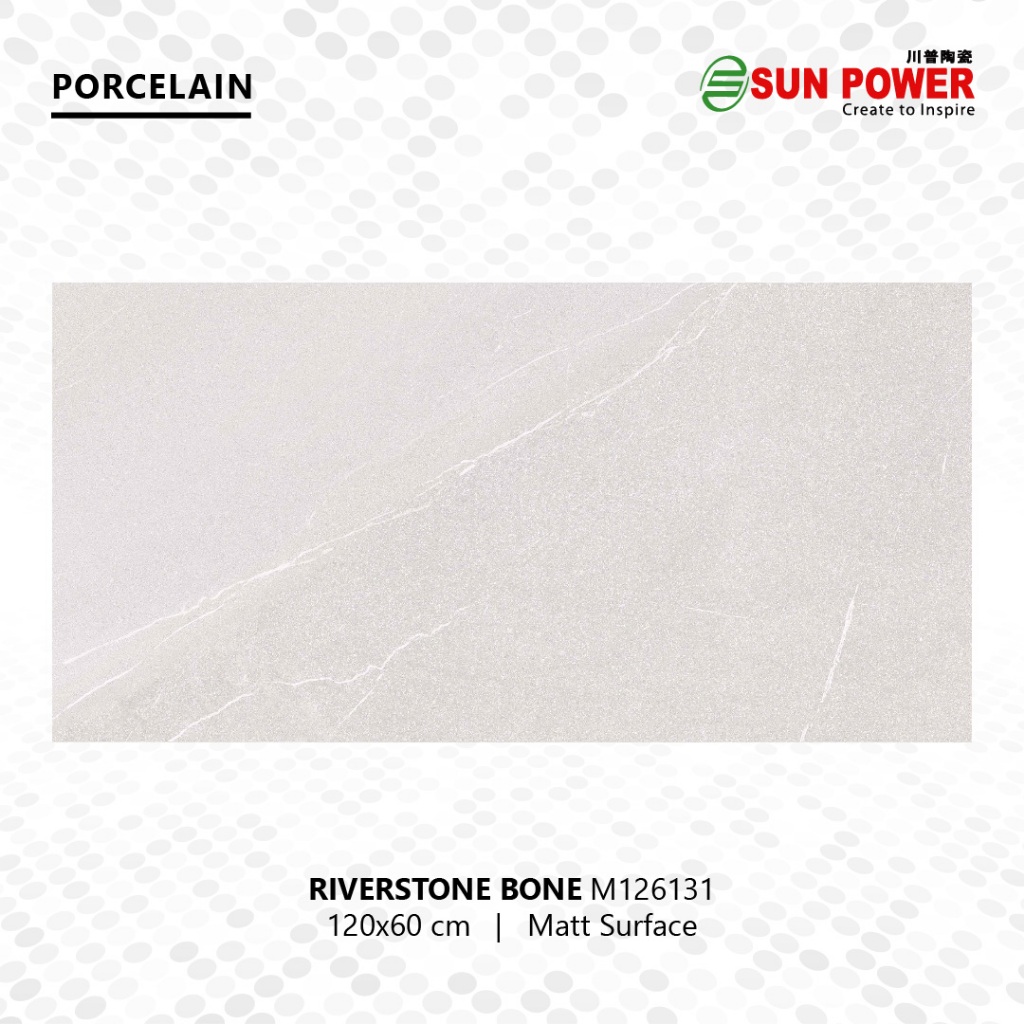 Jual Granit Lantai Matt - Riverstone Bone 120x60 | Sun Power | Shopee ...