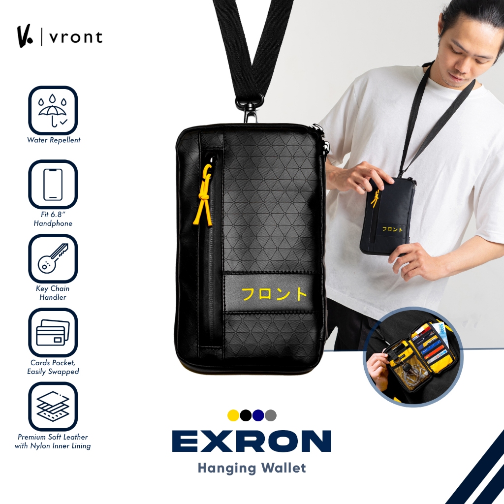 Jual VRONT - Hanging Wallet - Exron Yellow | Shopee Indonesia
