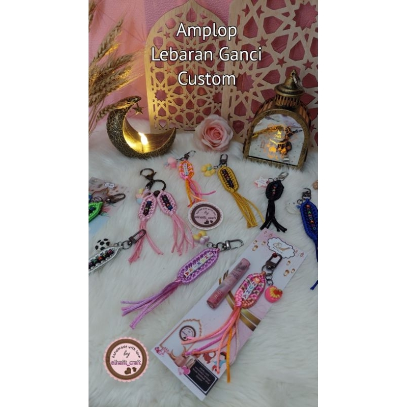 Jual Amplop Lebaran 2024/ Ganci Macrame/ Ganci Custom/ Ganci Custom Nama/ Ganci Custom Depok ...