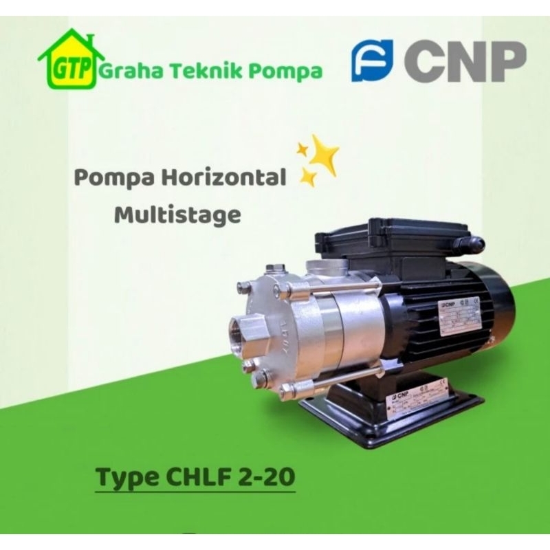 Jual CNP CHLF 2-20 Pompa Air Horizontal Multistage Pompa air stainless ...