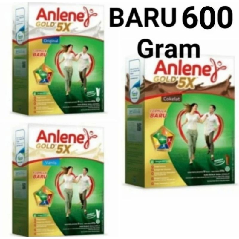 Jual Anlene Gold 5X Original / Susu Anlene Gold 5X Rasa Original 600 gr ...