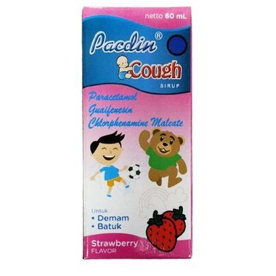 Jual Pacdin Cough Rasa Strawberry Syrup 60 Ml Mutifa | Obat batuk dan ...