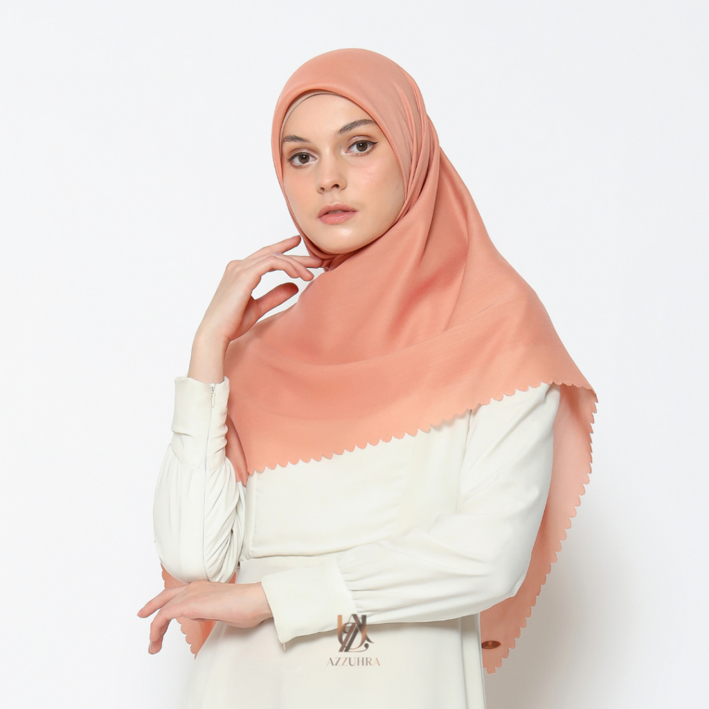 Jual Azzuhra - Hijab Polos Voal Paris Premium Jilbab Scarf Segi Empat ...