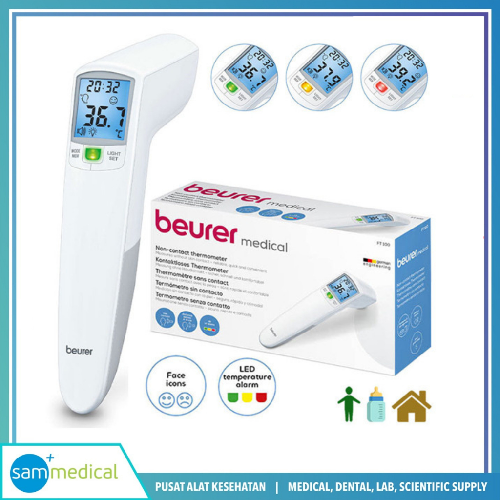 Jual Beurer Non Contact Thermometer FT100 / Termometer Sensor / Non ...