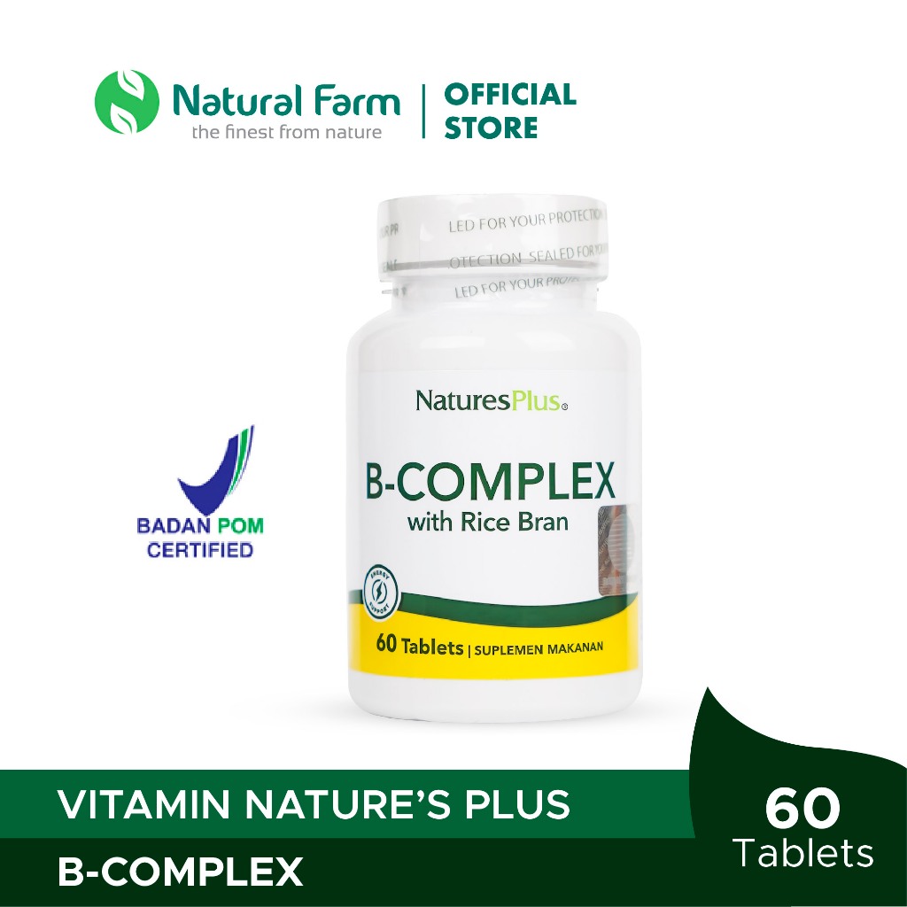 Jual Natures Plus B-Complex - 60 Tablets | Shopee Indonesia