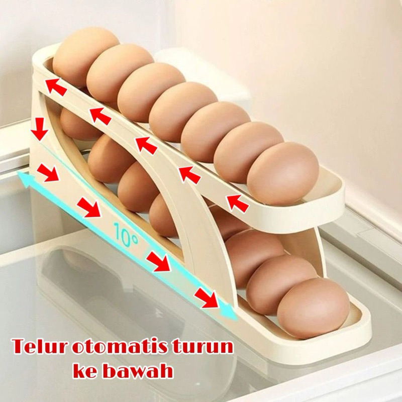 Jual Rak Telur Tempat Penyimpanan Telur Tingkat Minimalis isi 15 / Egg ...