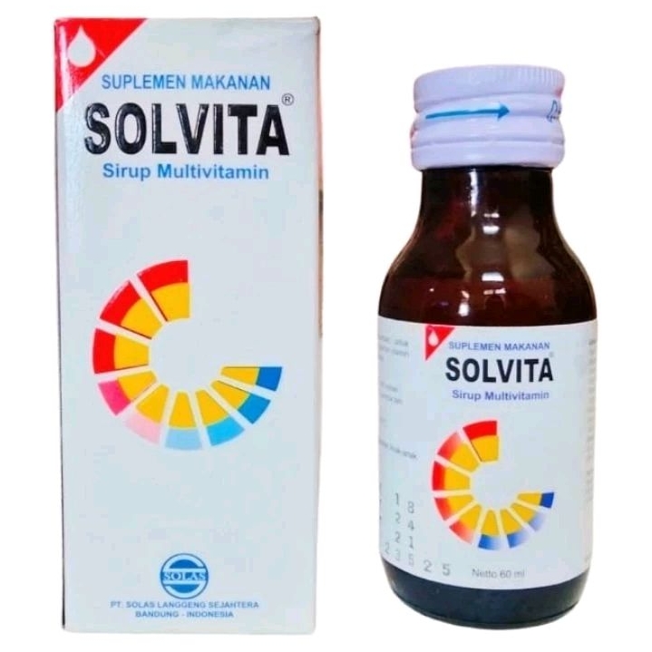 Jual SOLVITA Sirup Multivitamin (60ml) | Shopee Indonesia
