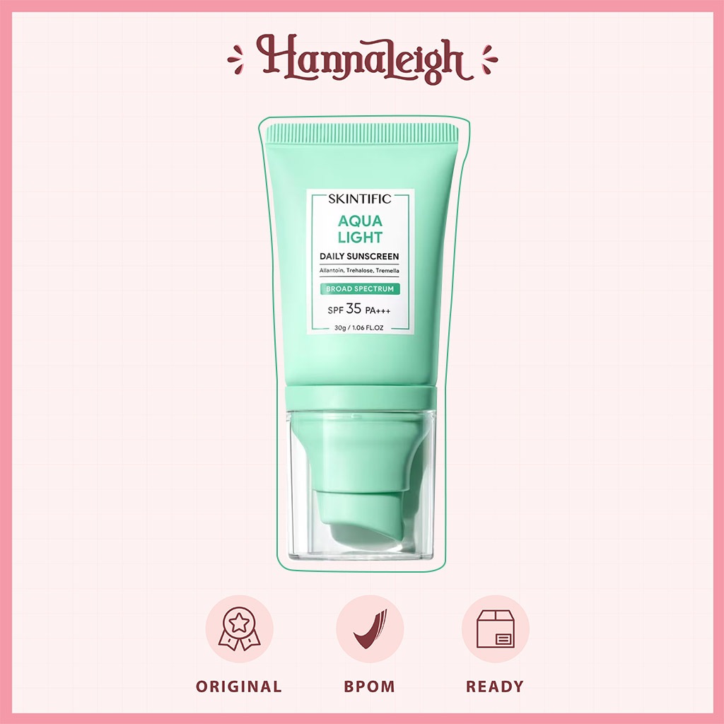 Jual SKINTIFIC - Aqua Light Daily Sunscreen Broad Spectrum SPF 35 PA ...