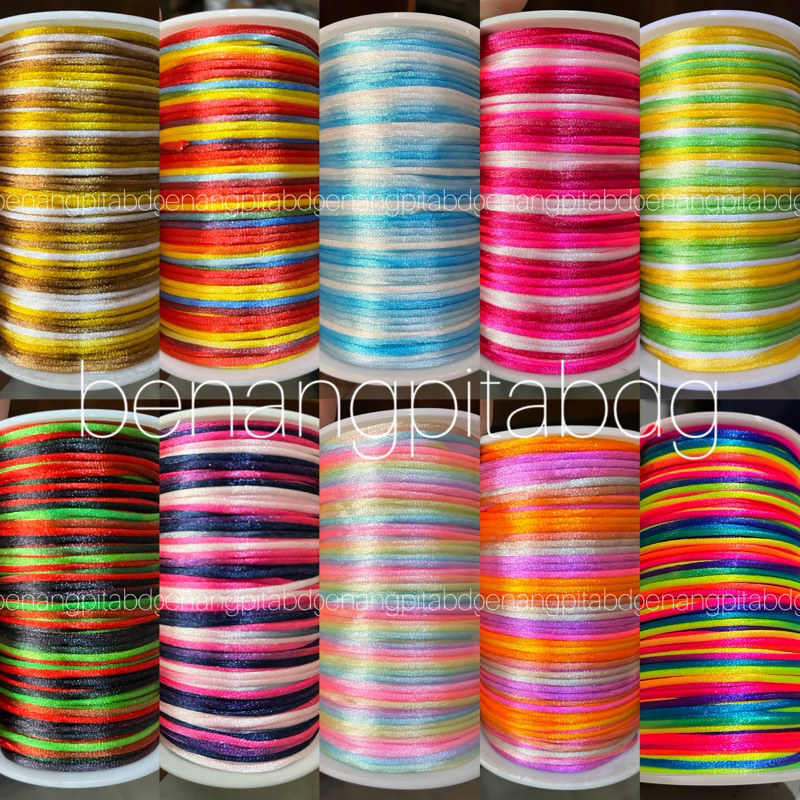 Jual Tali Gelang / Tali Kor RRT / Tali Satin / Tali China per roll ...