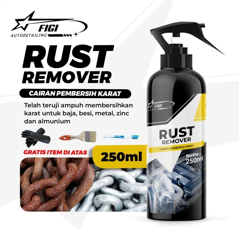 Jual Penghilang Karat Mesin Motor Mobil Baja Besi Rust remover 250 ml spray | Shopee Indonesia