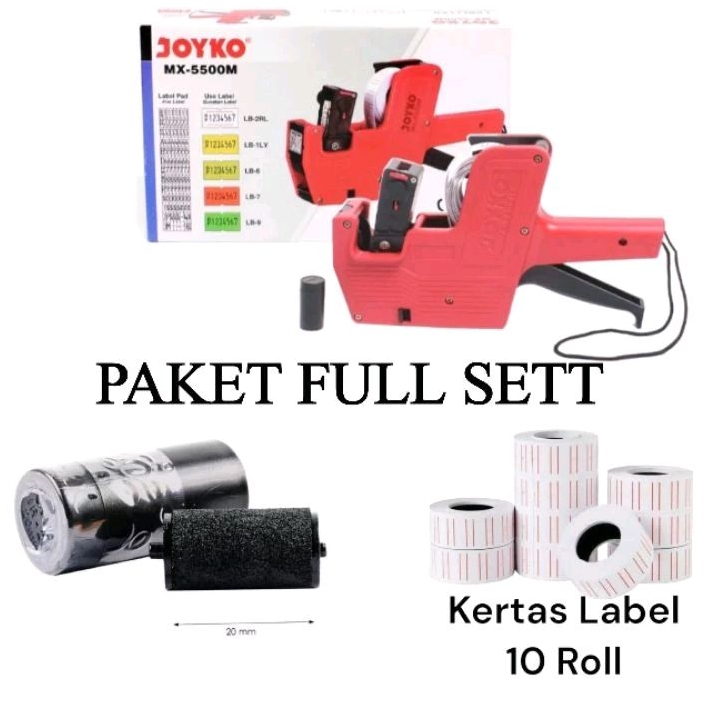 Jual Paket Alat Label Harga / Mesin Label Harga / Price Labeller MX ...