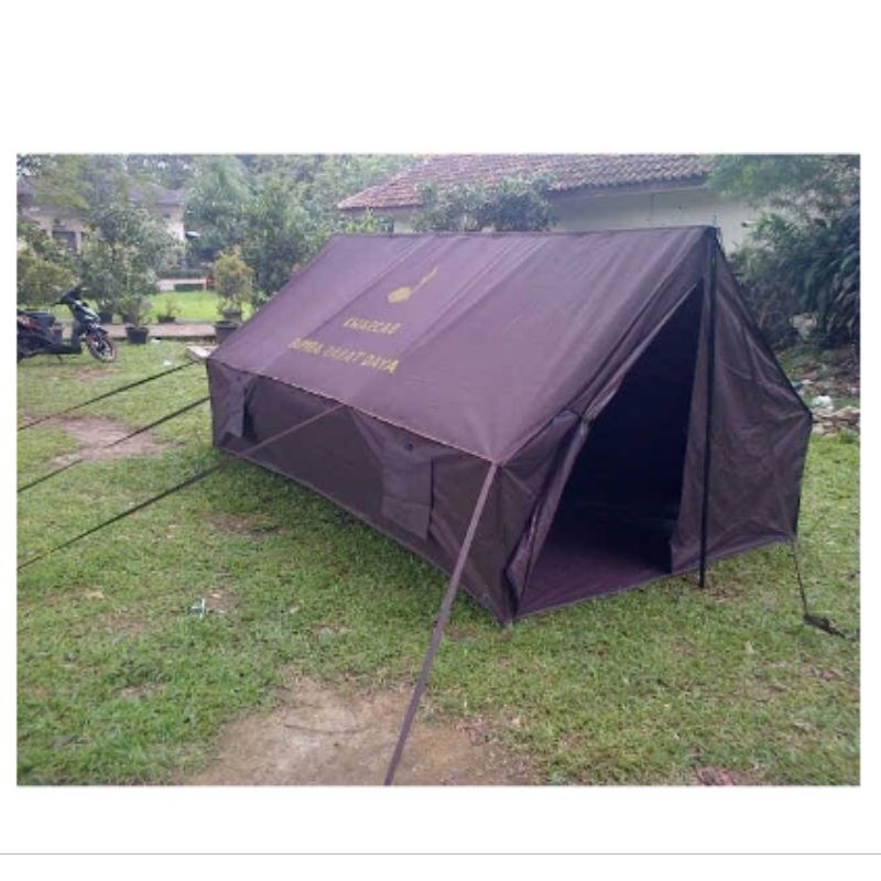 Jual TENDA PRAMUKA REGU KAP 10 STANDAR TNI LION D300 premium | Shopee ...