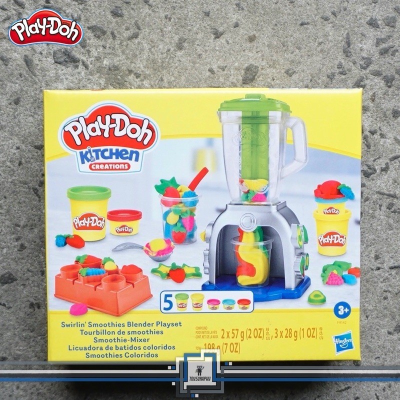 Jual Play Doh Swirlin Smoothies Toy Blender Playset Playdoh Blender Juice | Shopee Indonesia
