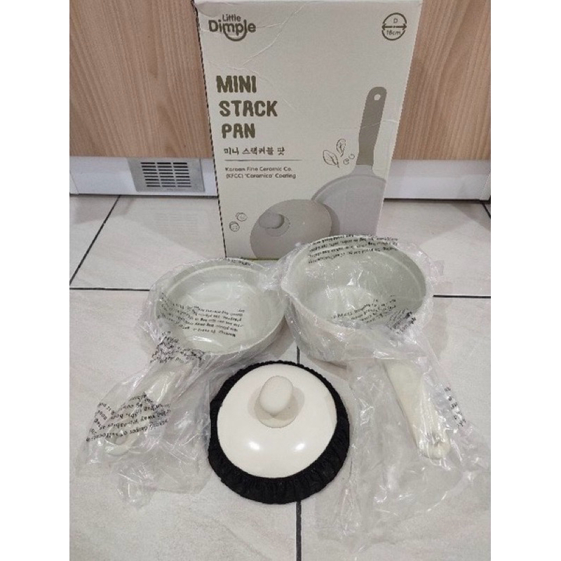 Jual Preloved Like New Little Dimple Mini Stack Pan | Shopee Indonesia