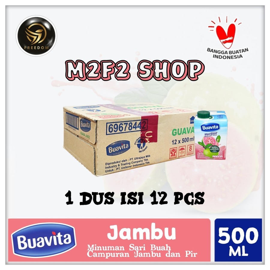 Jual Jus Buavita Rasa Jambu Kotak | Juice Guava - 500 ml (Kemasan ...