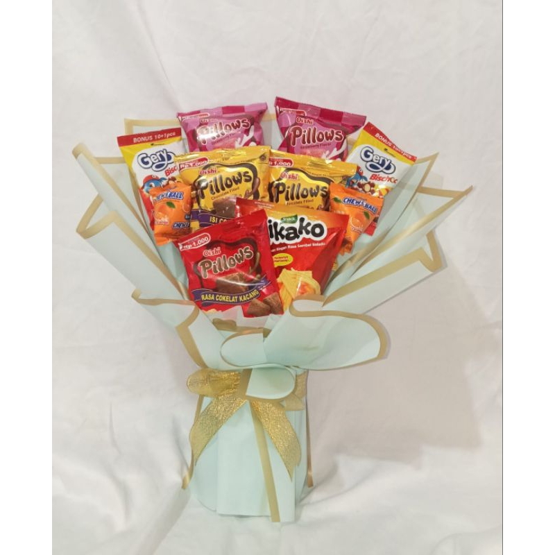 Jual Bouquet snack / bucket snack cocok untuk hadiah wisuda ...