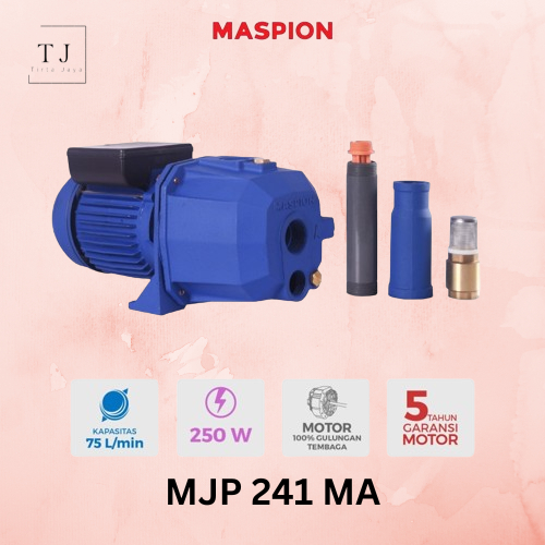 Jual Pompa Air MASPION MJP 241 MA Jet Pump 250 Watt Non Otomatis ...