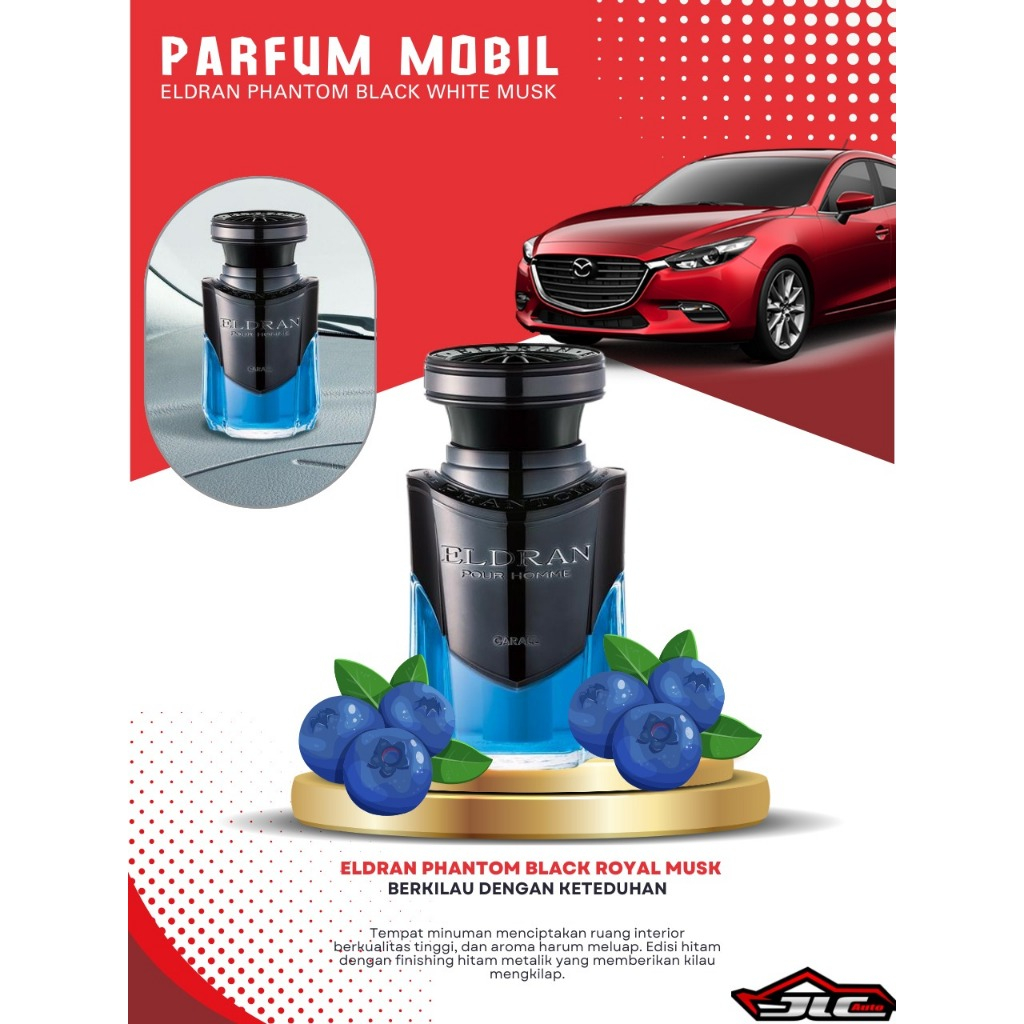 Jual Carall Parfum Mobil Eldran Phantom Black White Musk 3177 Made In Japan | Shopee Indonesia