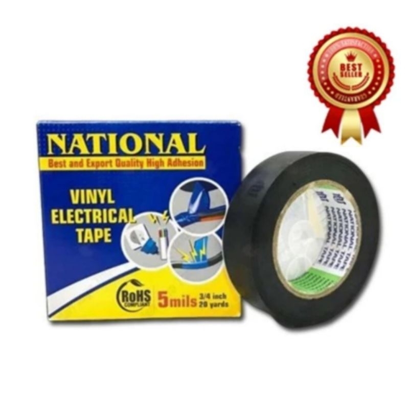 Jual Isolasi Listrik PVC Vinyl National | Shopee Indonesia