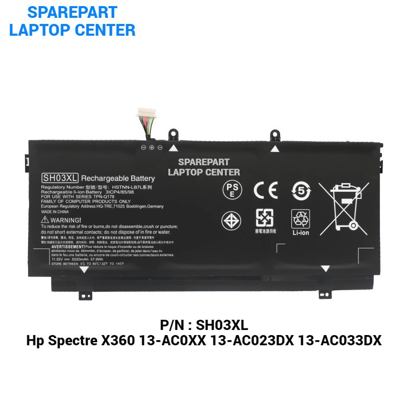 Jual Baterai Battery Laptop Hp Spectre X360 13-AC0XX 13-AC023DX 13 ...