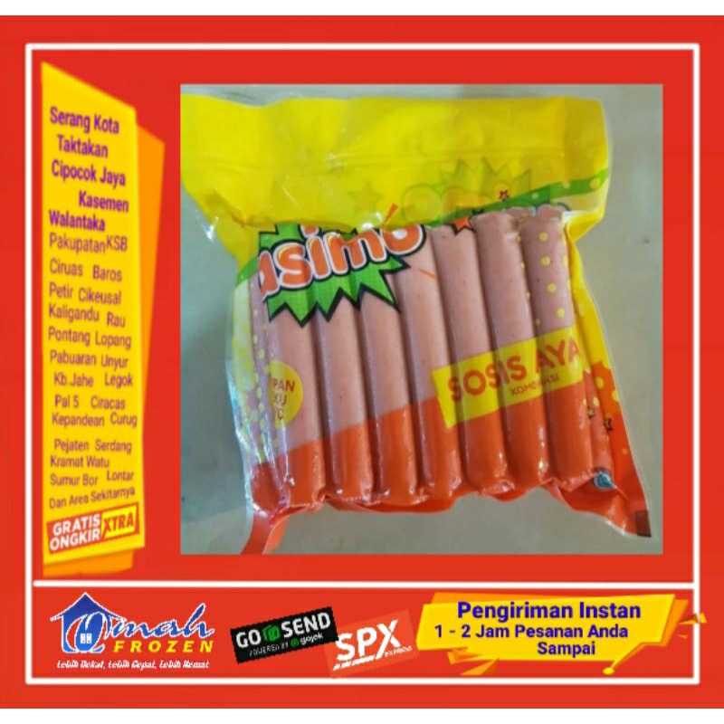Jual Sosis Asimo 375g,Sosis Ayam, Frozen Serang | Shopee Indonesia