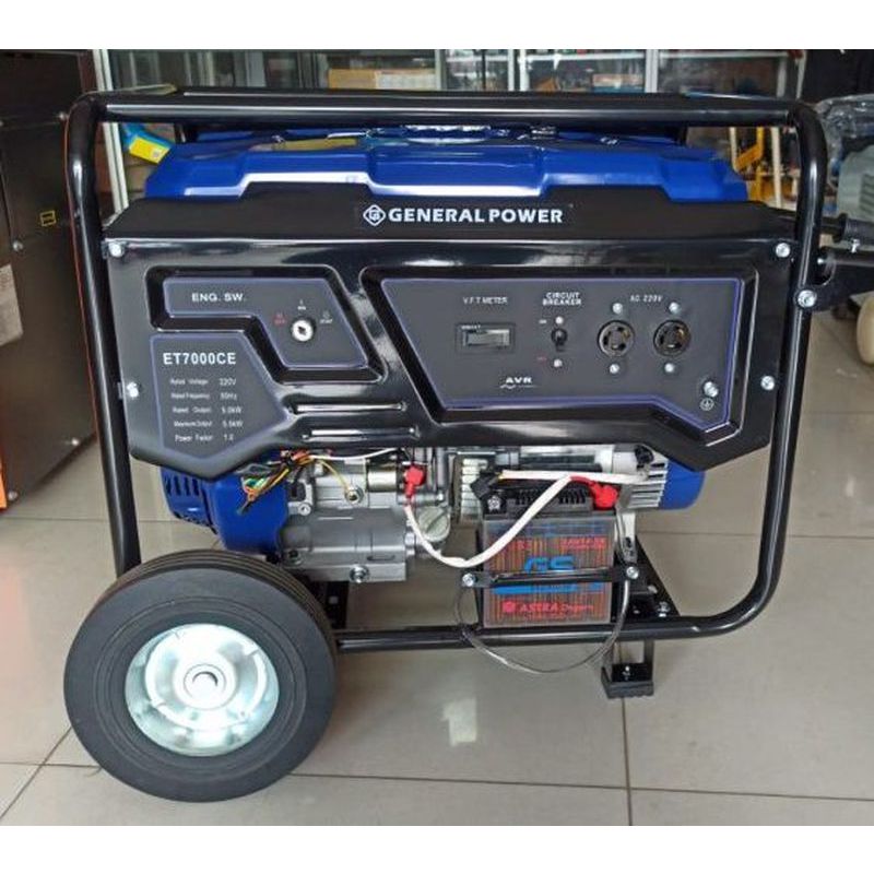 Jual Genset / Generator Bensin General ET 7000 CE - 5000 watt | Shopee ...