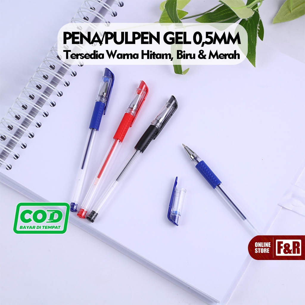 Jual Pulpen Tinta Cair Pena Gel Serbaguna Standard Bolpoint Pulpen Gel ...