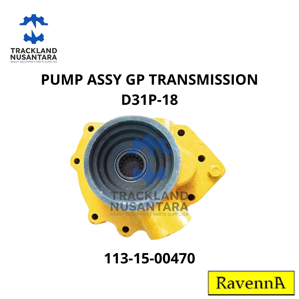 Jual RAVENNA Pump Assy Gp Transmission D31P-18 Komatsu (113-15-00470) | Shopee Indonesia