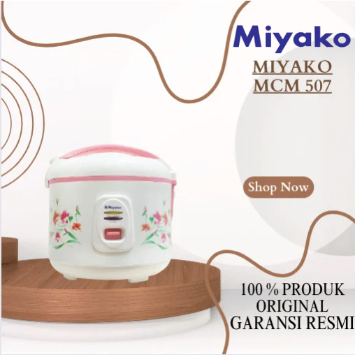 Jual RICE COOKER MIYAKO MCM 507 MAGIC WARMER PLUS BERGARANSI/MCM-507 ...