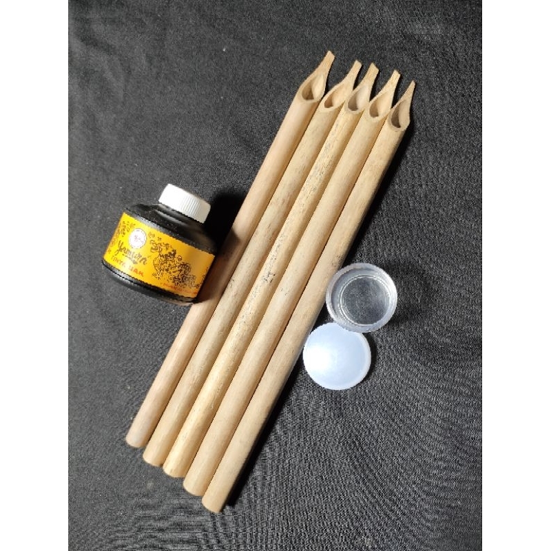 Jual Paket Qalam Bambu Tinta Alat Khat Kuas Pena Khot Kaligrafi Arab ...
