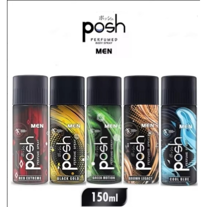 Jual Posh men body spray 150 ml | Shopee Indonesia