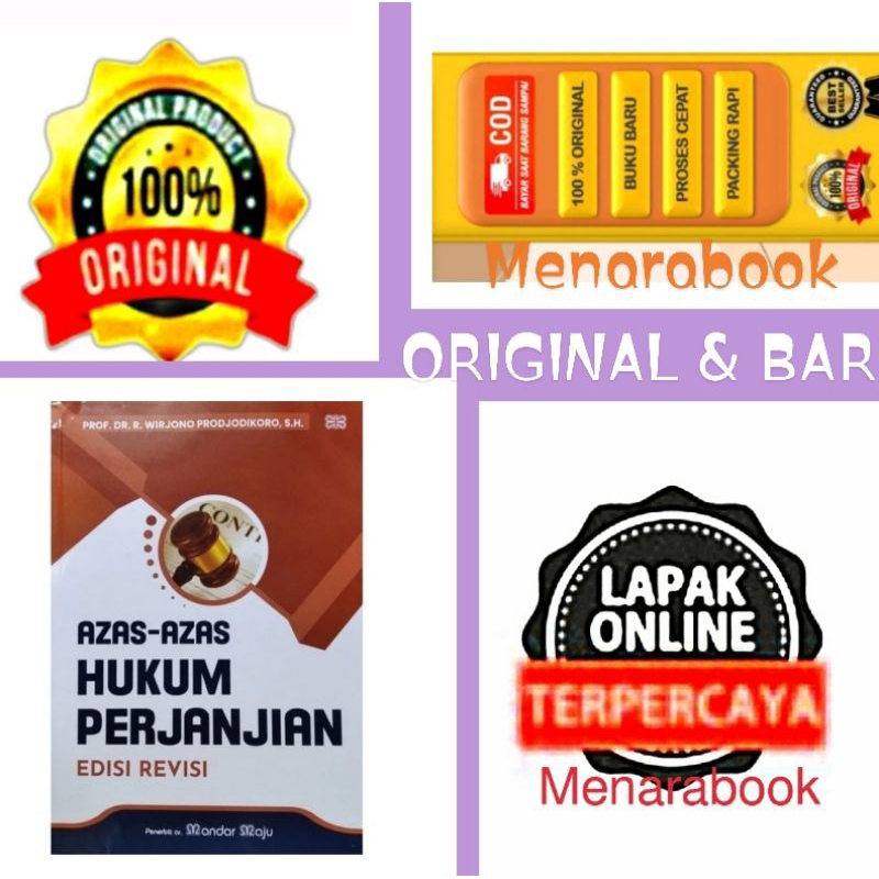 Jual Asas Asas Hukum Perjanjian - Wirjono Reksodiputro | Shopee Indonesia