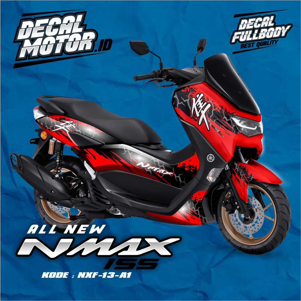 Jual Stiker Decal Fullbody Nmax All New 155 Facelift 2020 Design Simple ...