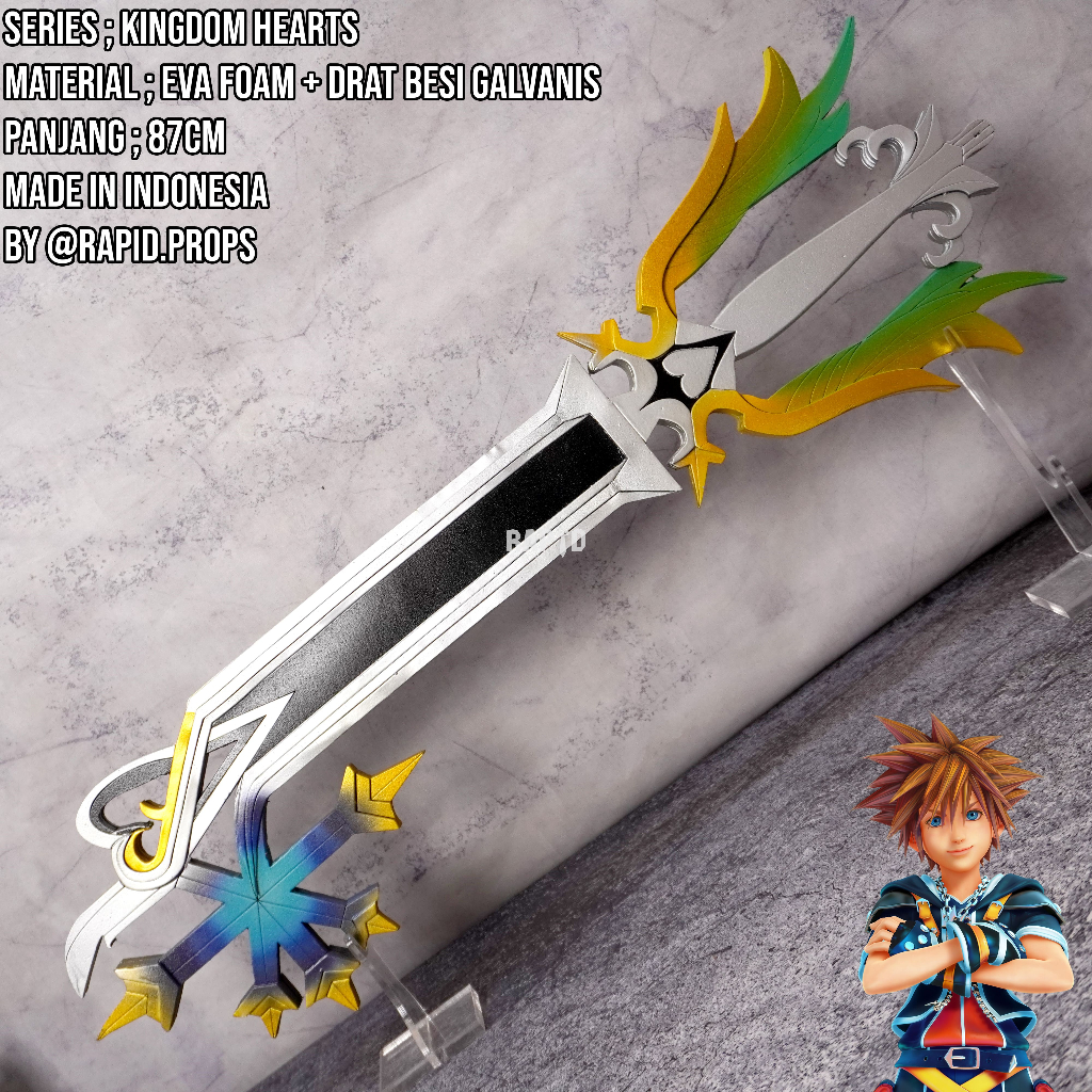 Jual Keyblade Oathkeeper Kingdom Hearts For Cosplay | Shopee Indonesia