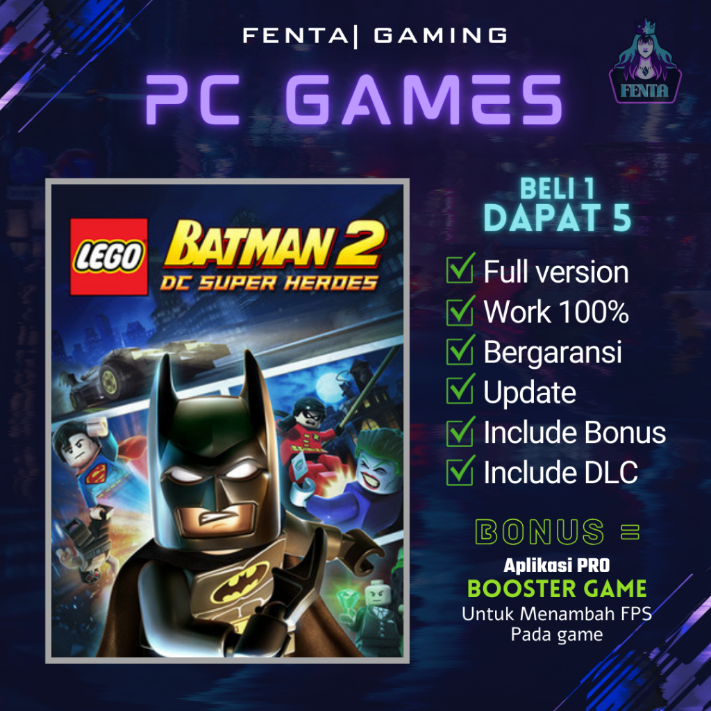 Jual LEGO BATMAN 2 DC SUPER HEROES - GAME PC - GAME LAPTOP | Shopee ...