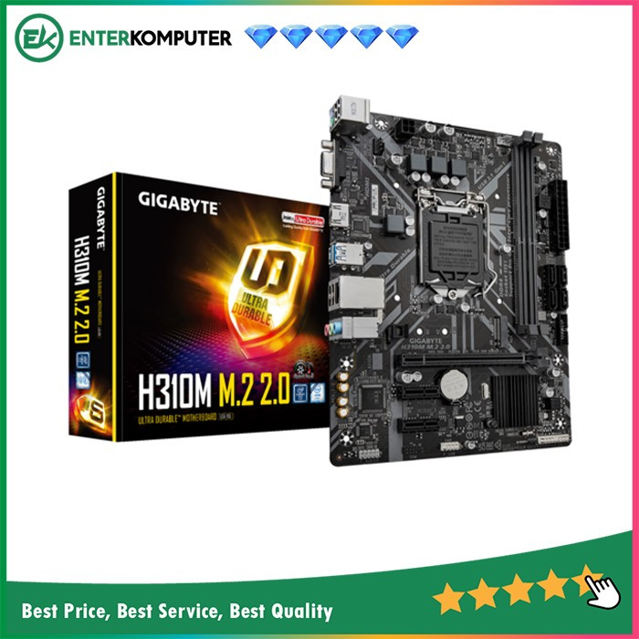 Jual Gigabyte H310M M.2 2.0 - LGA1151V2 H310 DDR4 USB3.1 SATA3 - Motherboard | Shopee Indonesia