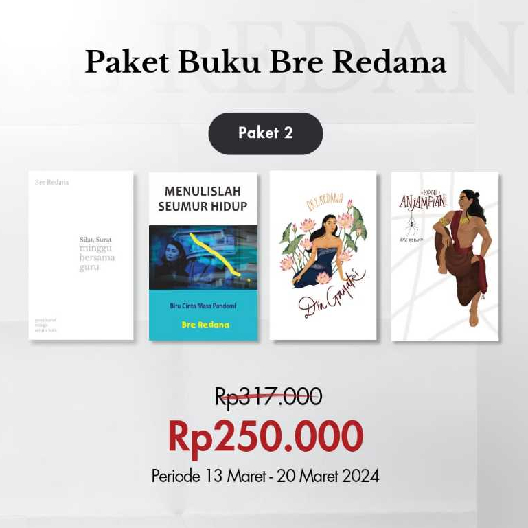 Jual Paket Buku Bre Redana (Menulislah Seumur Hidup +Silat, Surat Minggu Bersama Guru) | Shopee ...
