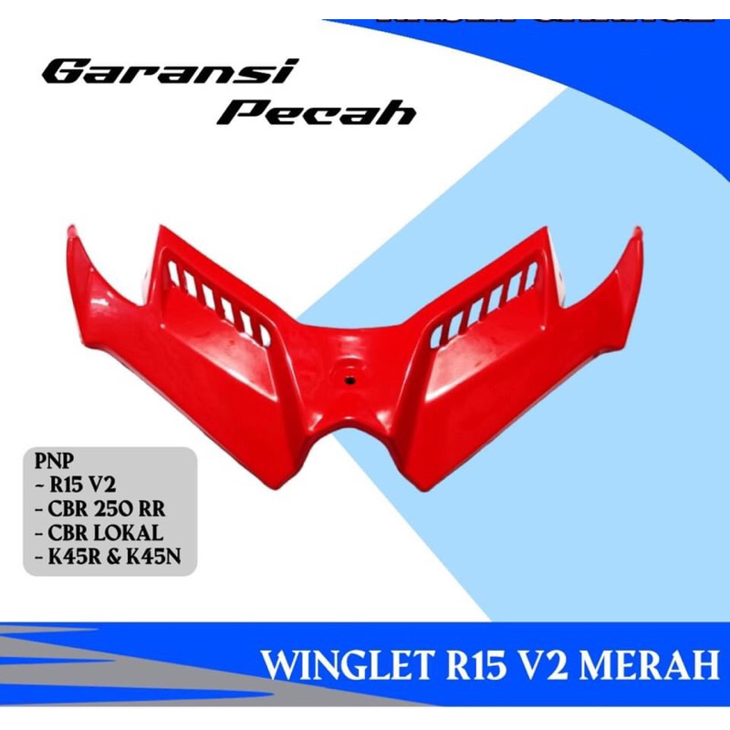 Jual Winglet universal fi abs plastik anti patah | Shopee Indonesia