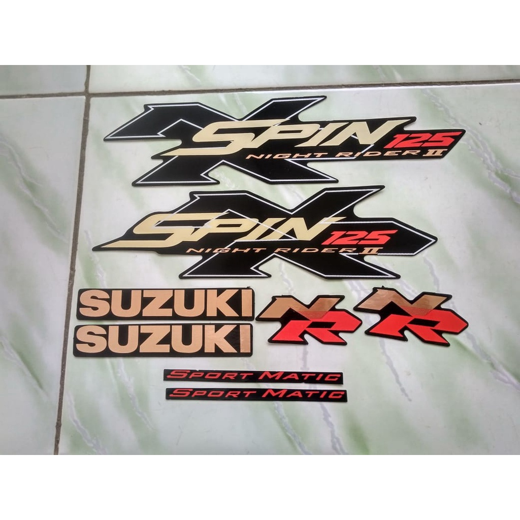 Jual stiker striping suzuki spin nr 125 night rider 2 | Shopee Indonesia