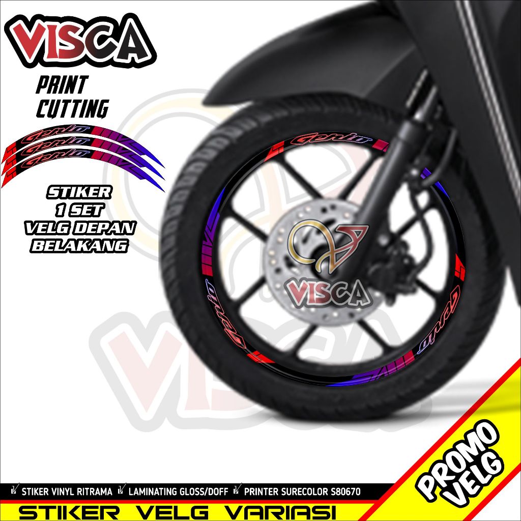Jual Stiker Velg List Velg Motor Stiker Velg Genio Motif Bunglon Custom ...