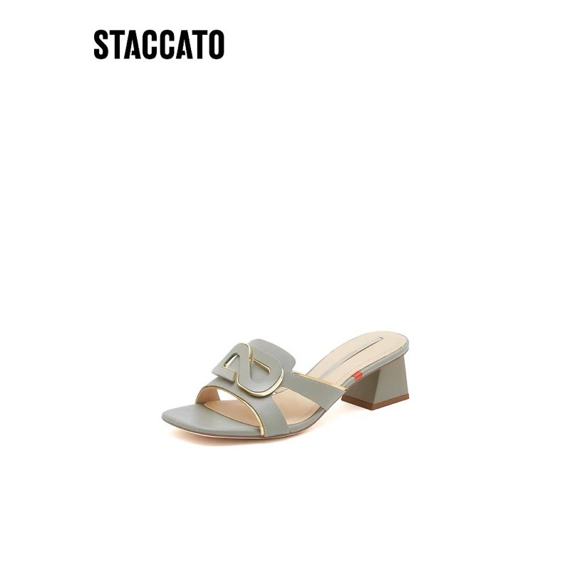 Jual Ter Murah ORIGINAL SALE Staccato EBI31-018 Women's Heels- Beige Green White Putih Hijau ...