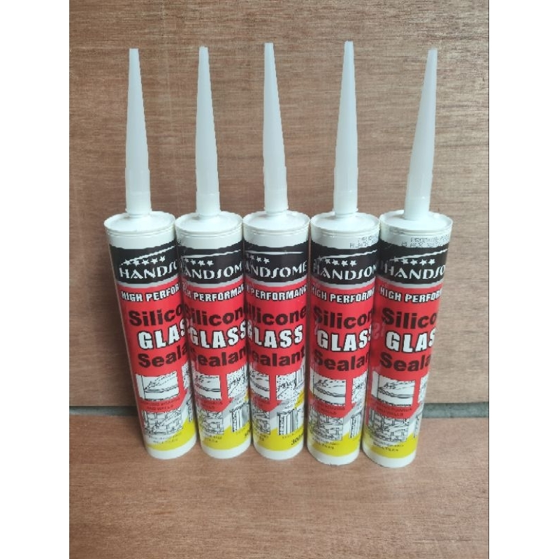 Jual 0LEM SEALANT / LEM KACA BOTOL HANDSOME 300ML BEST QUALITY 100% ...