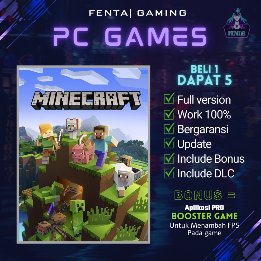 Jual MINECRAFT - GAME PC - GAME LAPTOP | Shopee Indonesia