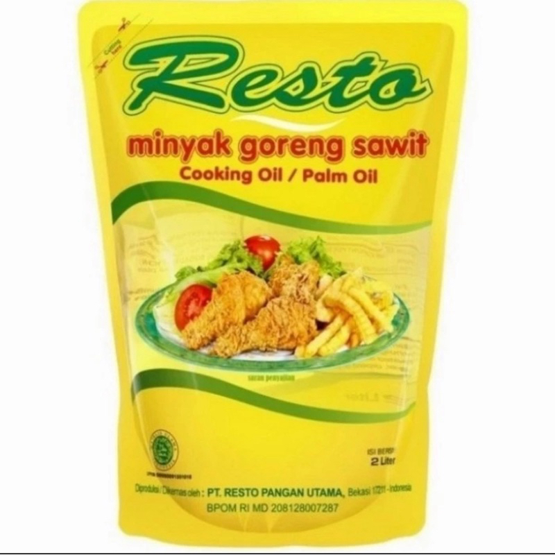 Jual Minyak Goreng Resto 2 liter/Minyak Makan Resto 2 liter | Shopee ...