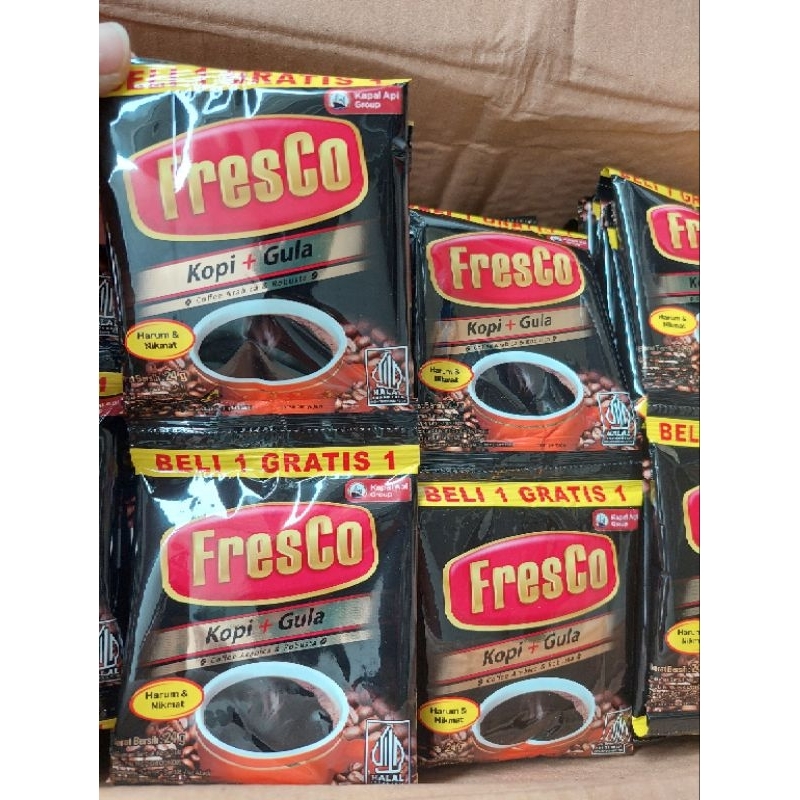 Jual Kopi fresco kopi + gula 1 renteng | Shopee Indonesia
