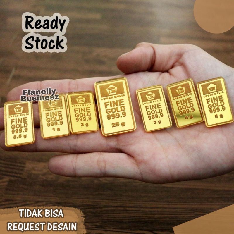Jual Replika Logam Mulia LM untuk Bingkai Mahar Pernikahan Dekorasi ...