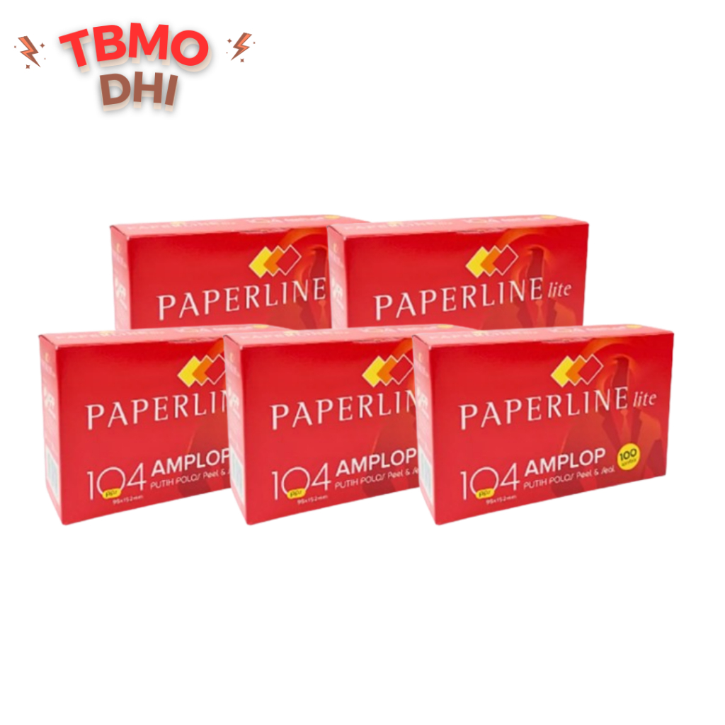 Jual (Pack Isi 5) 104 Polos Amplop Paperline Lite 104 PPS ( 95 x 152 mm ...