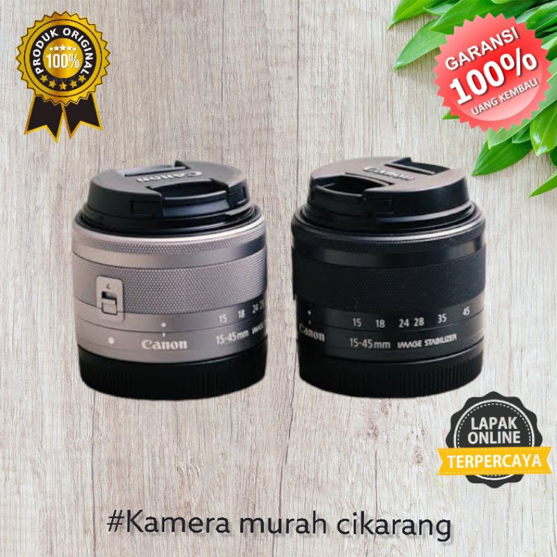 Jual LENSA KIT MIROLLES 15-45MM STM FOR CANON EOS M M10 M100 M200 M2 M3 ...