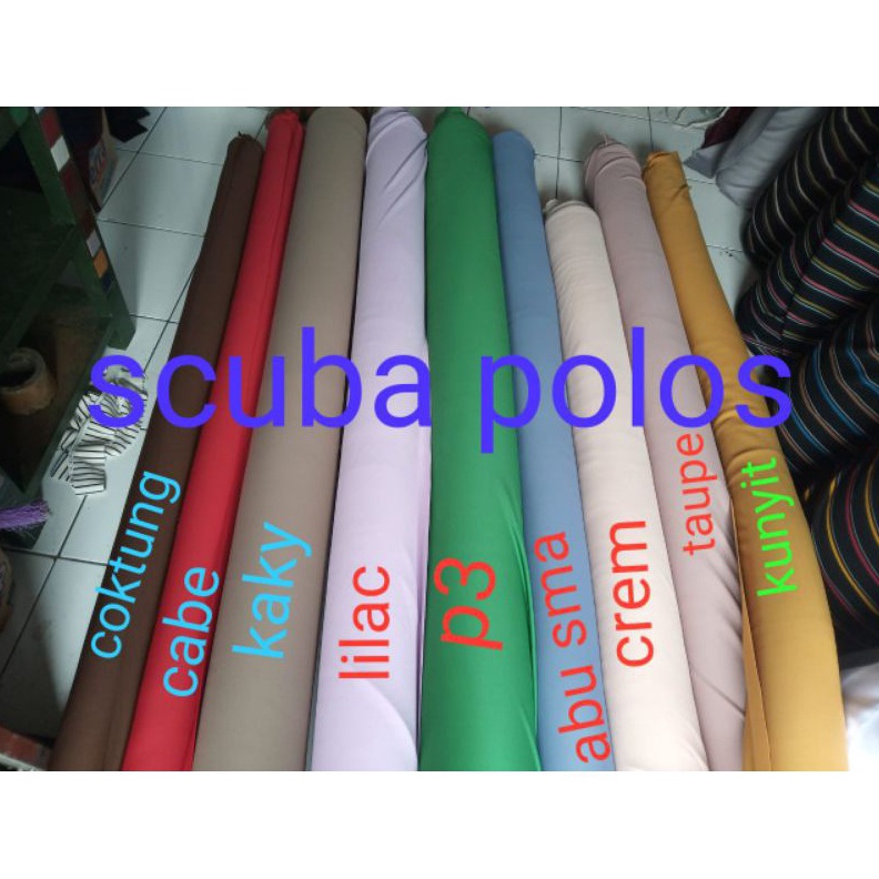 Jual Promo kain scuba polos | Shopee Indonesia