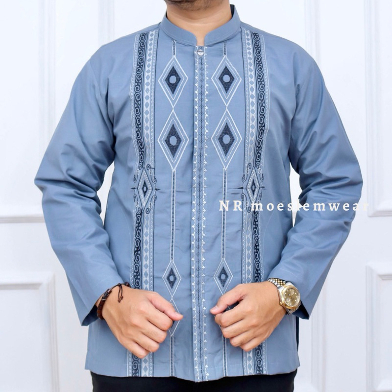 Jual BAJU KOKO PRIA WARNA LENGAN PANJANG , UKURAN M L XL DAN JUMBO ...